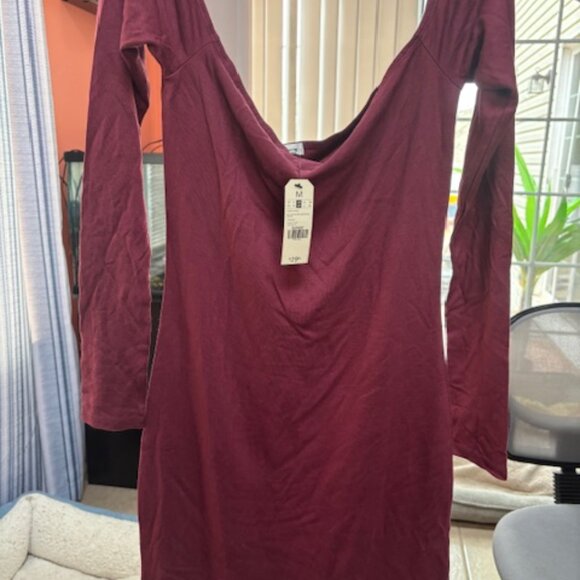 Garage | Dresses | Garage Long Sleeve Dress Off The Shoulder Fit | Poshmark